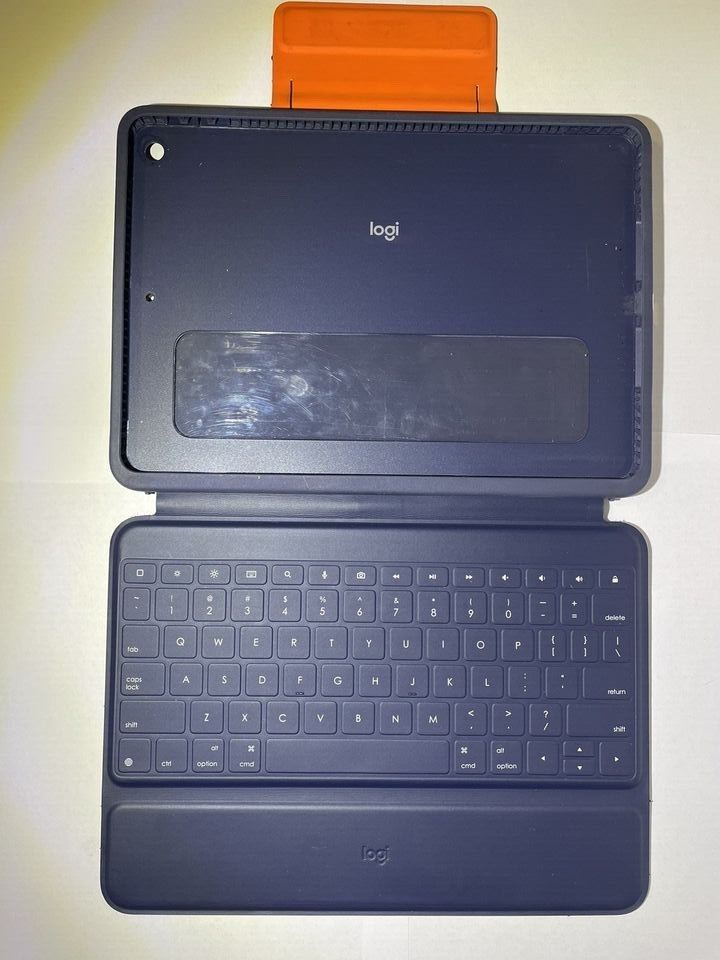 LOGITECH RUGGED COMBO 3 iPad Keyboard Case Blue For iPad 7th 8th 9th ...