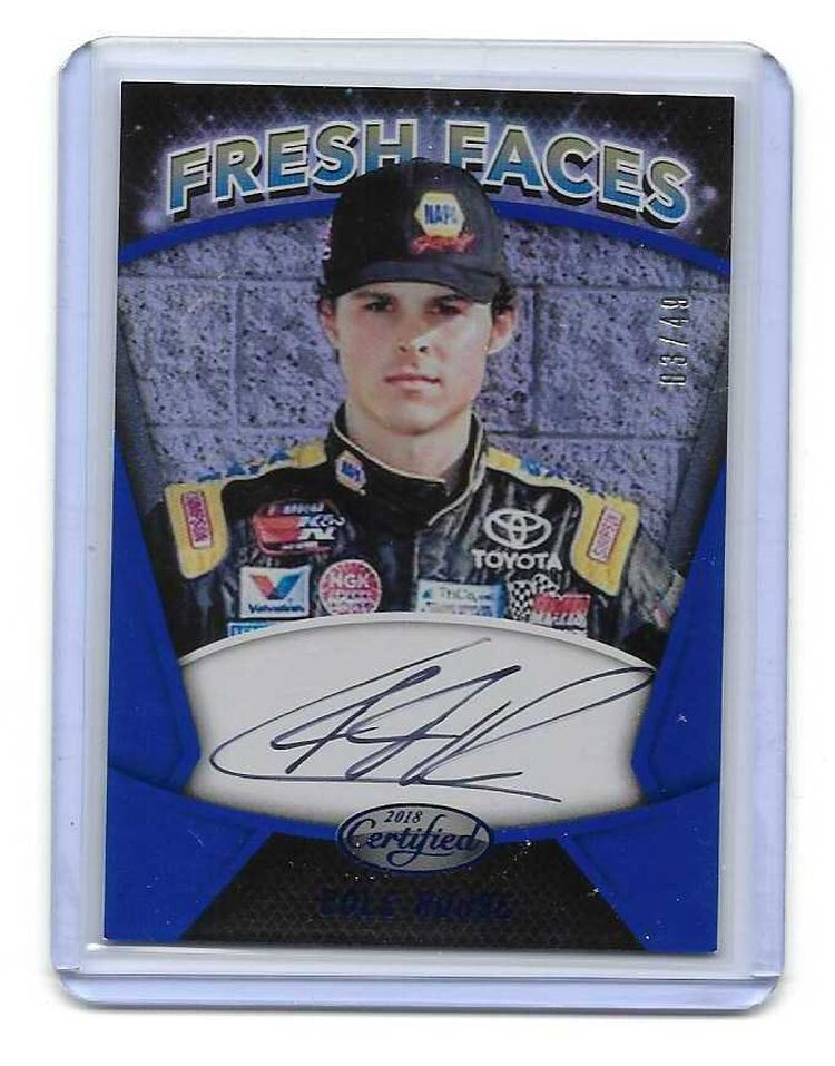 Cole Rouse 2018 Certified NASCAR #FFS-CR Fresh Faces Signatures - Green ...