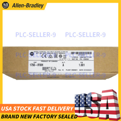 Brand New 1756-IF8IH PLC ControlLogix 8 Pt A/I HART Isolated Allen ...
