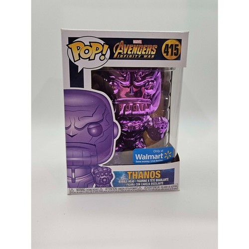 Funko Pop! Marvel Purple Chrome Thanos #415 Walmart Exclusive | eBay