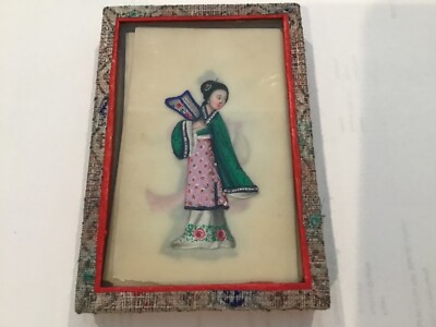 Paintings & Scrolls - Antique Chinese Painting On Rice Paper