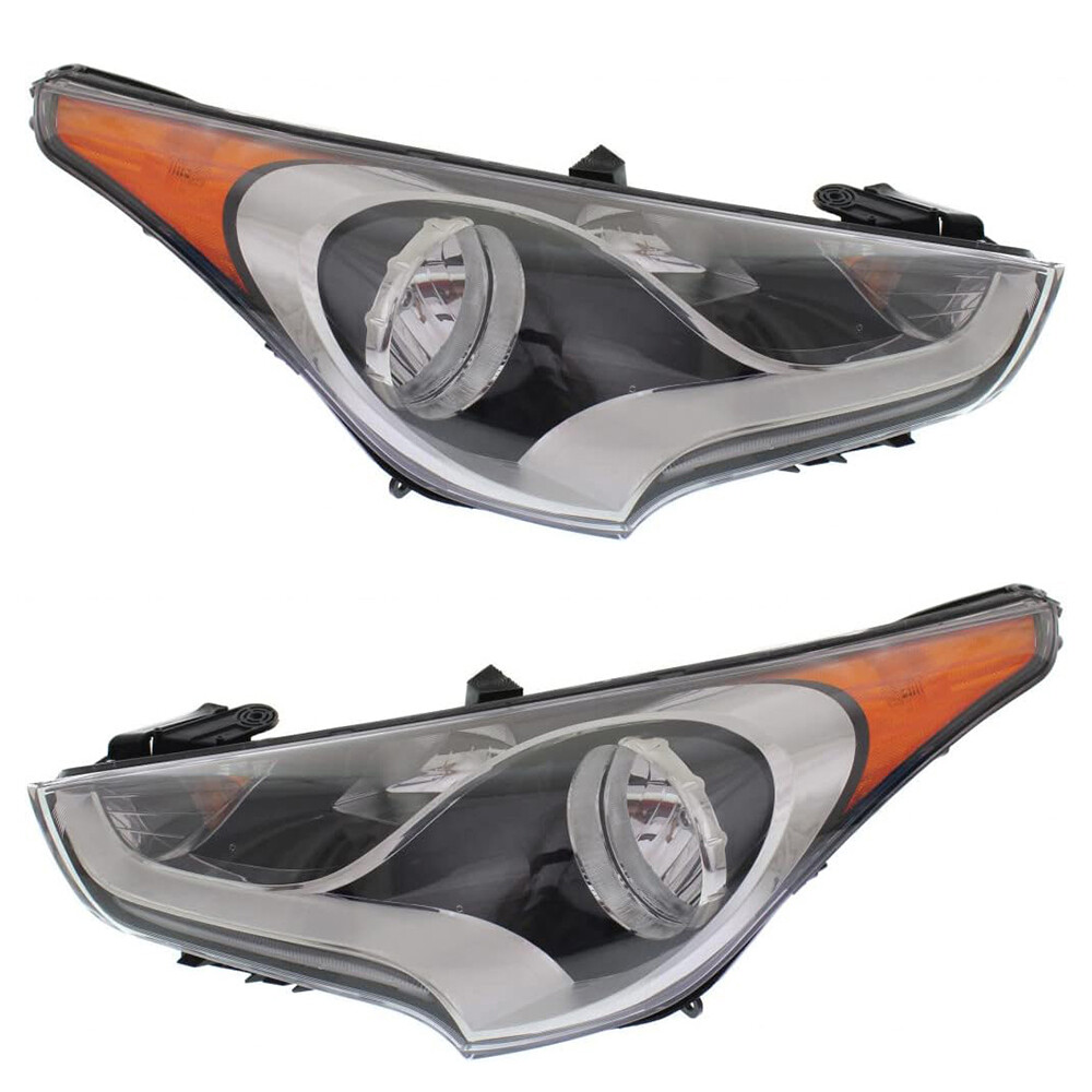 PAIR OF HEADLIGHTS FITS HYUNDAI VELOSTER RE:FLEX 2017 BY 921012V000 ...