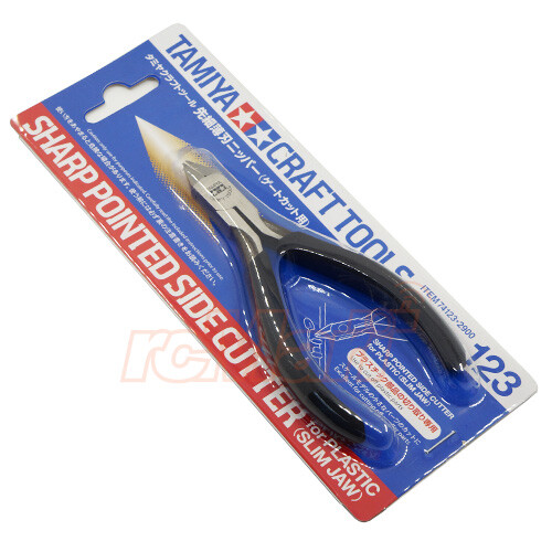 TAMIYA Craft Tools No 123 SHARP POINTED SIDE CUTTER for Plastic (SLIM ...