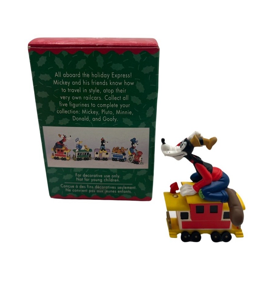 Disney Merry Miniatures Goofys Caboose Mickey Express Hallmark 1998 ...