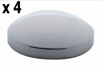 REAR HUB CAPS (4 each) 8" Standard Chrome - Peterbilt,Freightliner ...