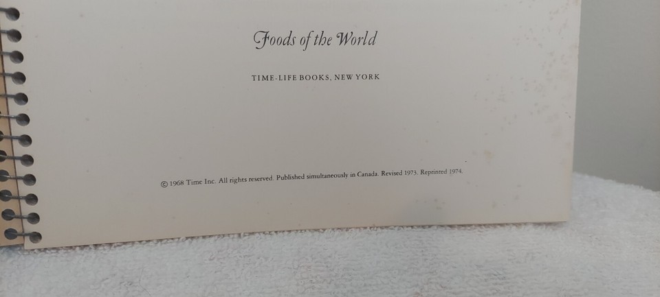 TIME-LIFE FOODS OF THE WORLD RECIPES: AMERICAN COOKING PAPERBACK ...