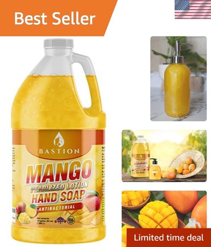 Mango Scented Antibacterial Hand Soap - Moisturizing 64 oz Bulk Refill ...