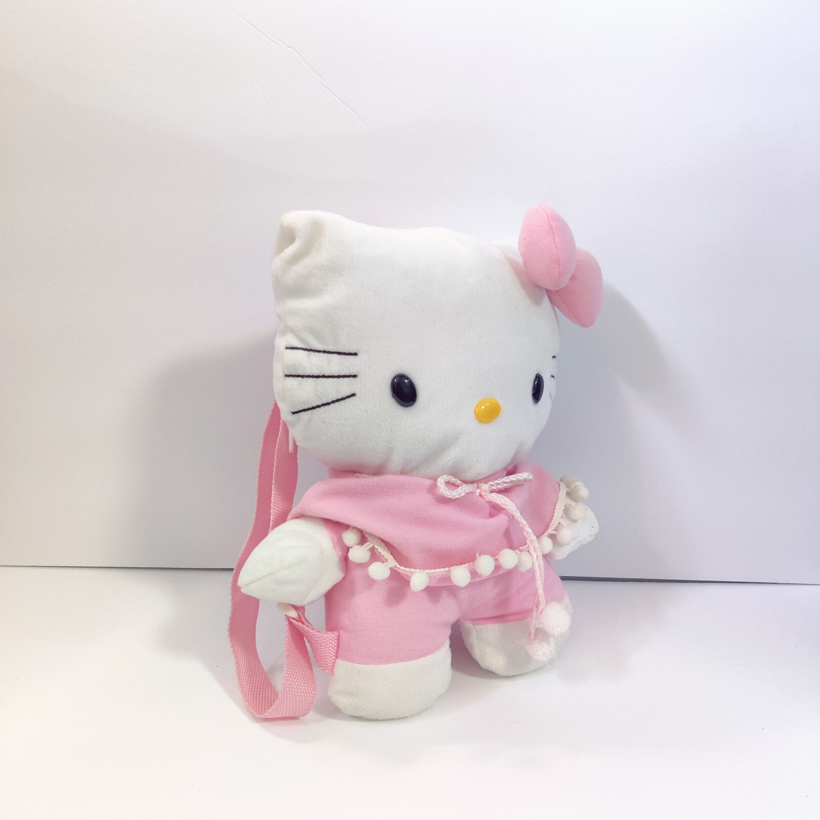 Hello Kitty Backpack Plush Pink 12” Mini Pocket Pink Sanrio FAB ...