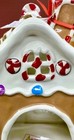 Blue Sky Dancing Gingerbread Bakery Candle House Tea Light NWT Auth ...