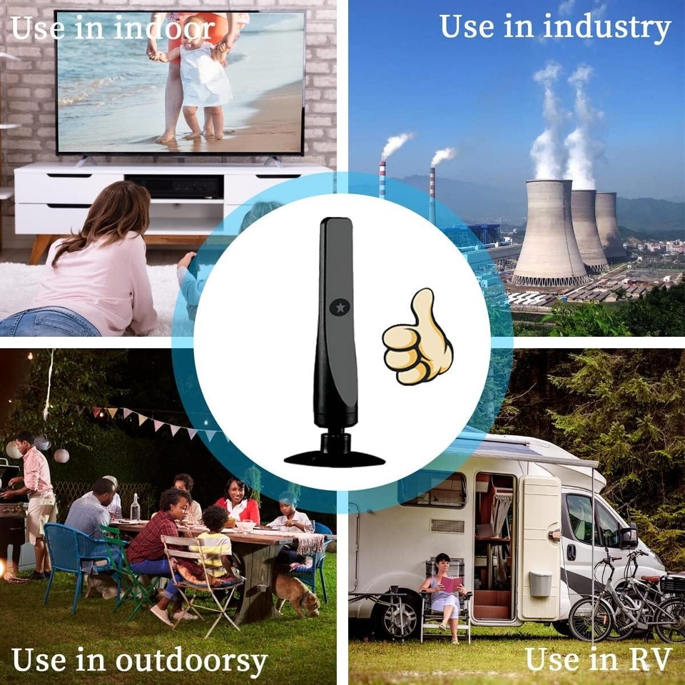 WAVE Indoor TV Antenna Digital HDTV 4K ULTRA HD 1080P FULL HD NEW ...