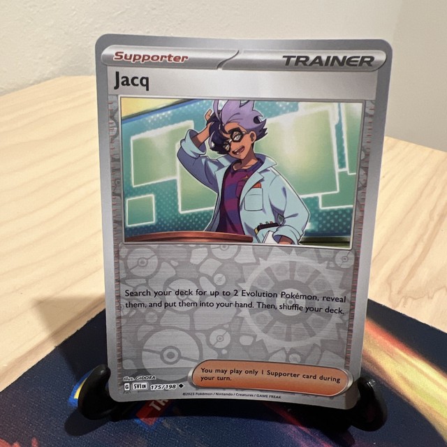 Pokémon TCG Jacq Scarlet & Violet Base Set 175/198 Reverse Holo ...