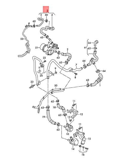 Genuine VW SKODA Beetle Coolant Hose With Quick Release Coupling ...