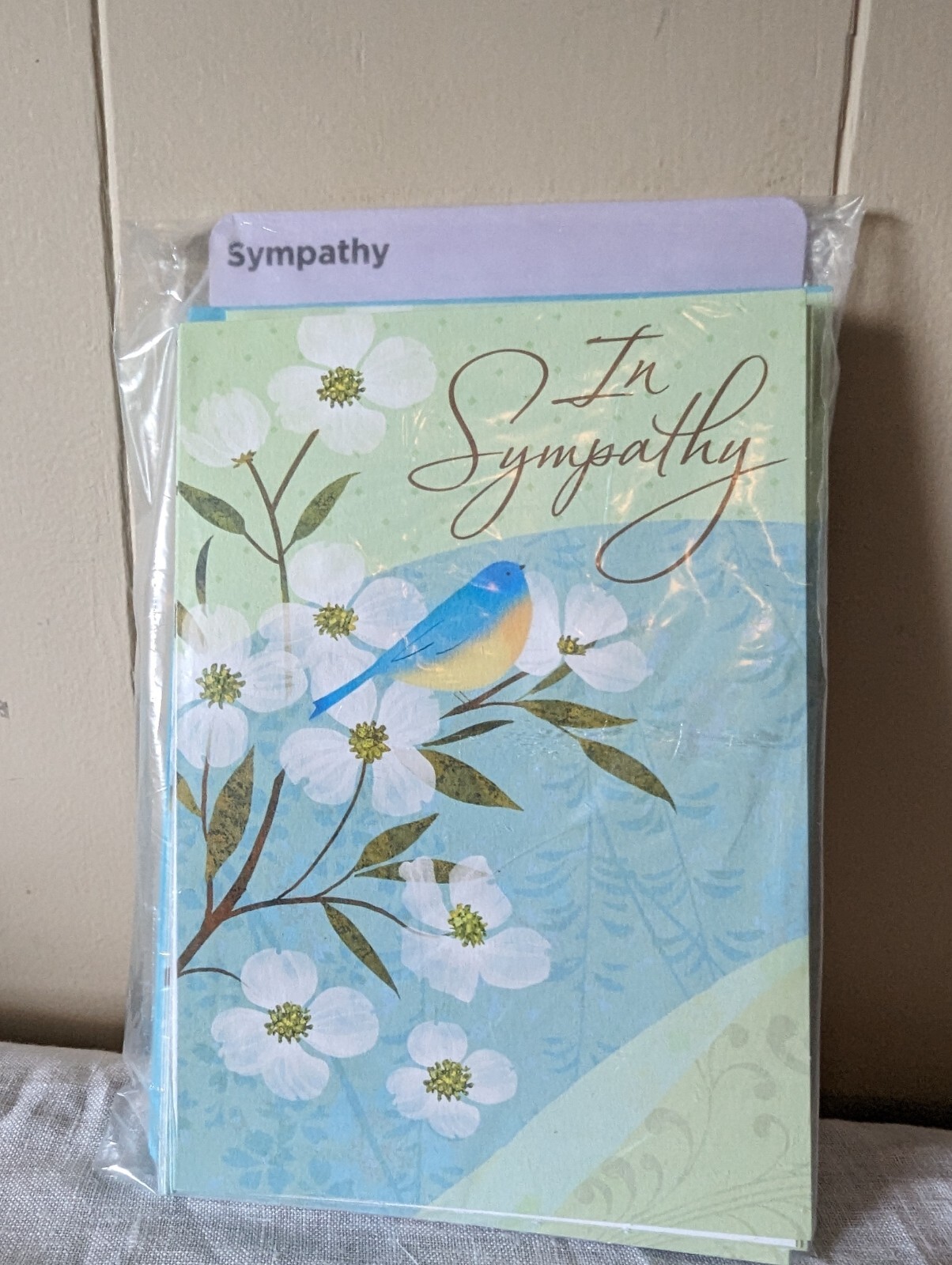 In Sympathy (Bird) Hallmark Heartline Card with Envelopes - Pack of 14 ...