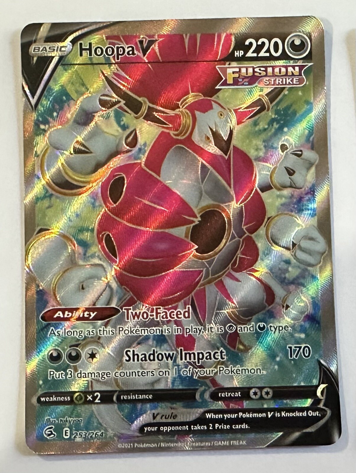 Hoopa V GG53/GG70 Crown Zenith Galarian Gallery Ultra Rare Full Art ...