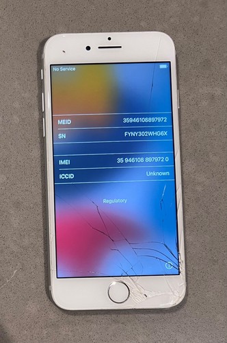 As-is Damaged Apple iPhone 7 - 32GB - A1660 - Silver | eBay