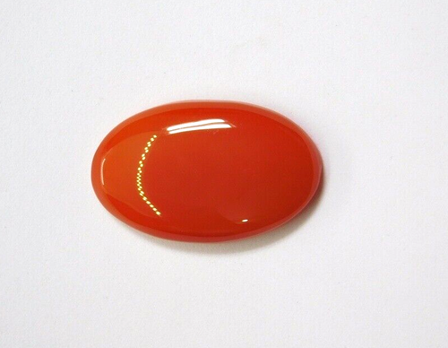 Naturel Rouge Cornaline Cabochon Ovale Desseré Gemme pour Bijoux 41 Cts ...