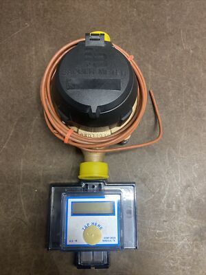 Badger 5/8x3/4 M25 Brass Water Meter RTR Cubic Feet Register With ...