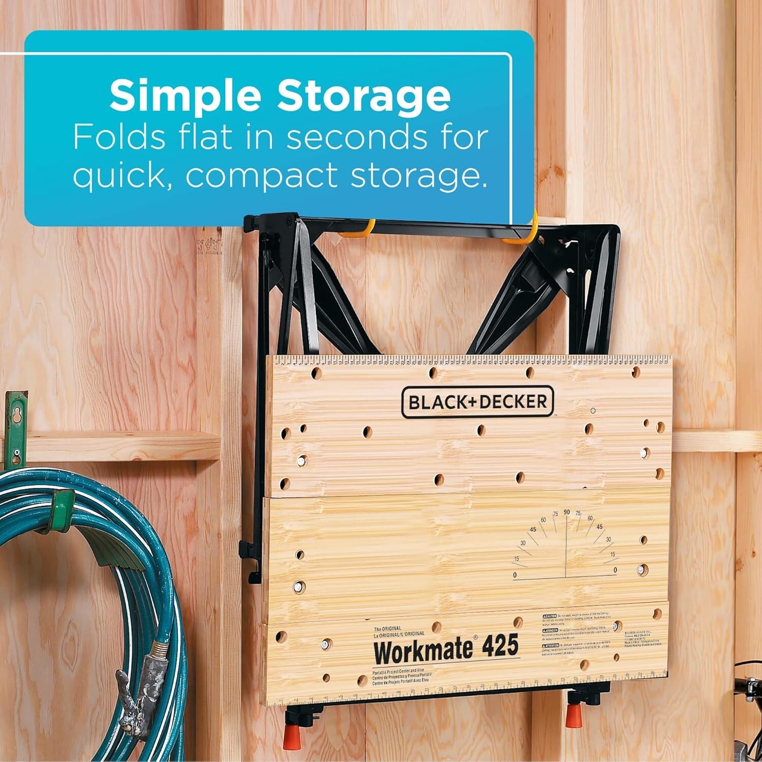 Portable Workbench, Workmate Folding Workbench, 550 lb. Capacity with ...