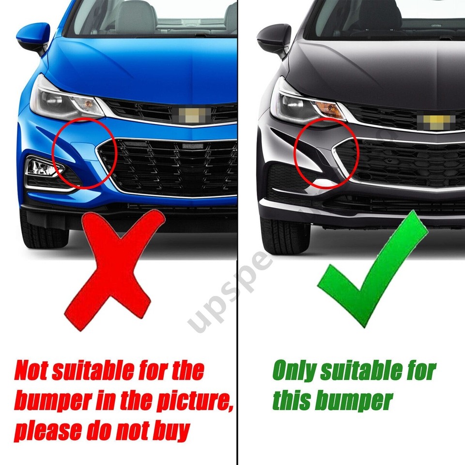 Front Bumper Tow Hook Hole Eye Cover Cap For Chevrolet Cruze 2016-2018 ...