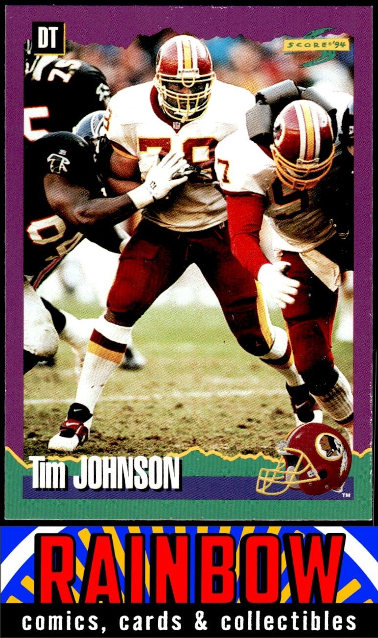 1994 Score #272 Tim Johnson Washington Redskins | eBay