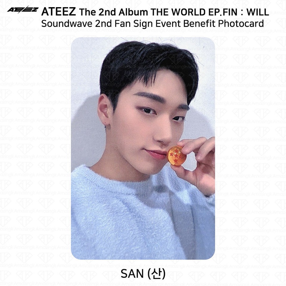 ATEEZ 2nd Album WORLD EP.FIN WILL Soundwave 2nd Fan Sign Event Benefit ...