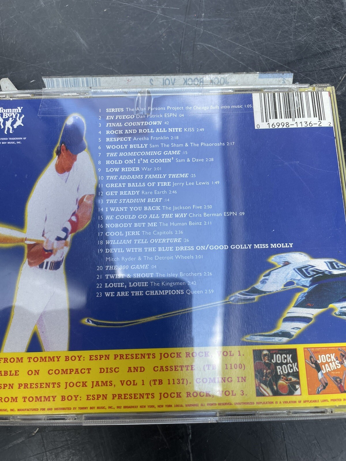 Jock Rock, Vol. 2 by Various Artists (CD, Oct-1995, Tommy Boy) for sale ...