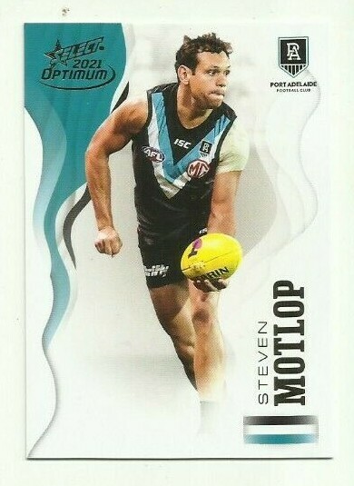 2021 SELECT OPTIMUM PORT ADELAIDE STEVEN MOTLOP # 155 COMMON CARD AFL ...