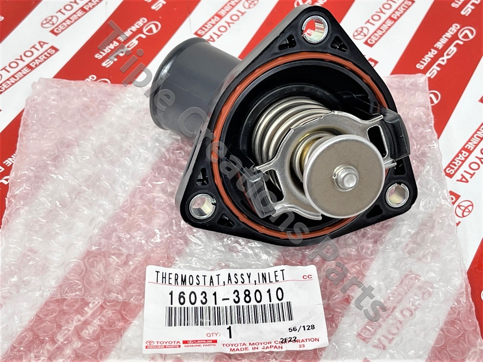 16031-38010 Genuine Toyota Tundra GS460 ISF LX570 V8 Thermostat W ...