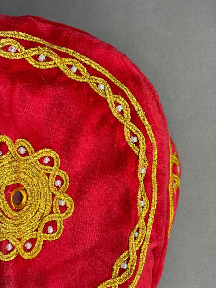 Oriental Folkloric Fez, Authentic Turkish Fes, Handmade Cap, Exotic ...