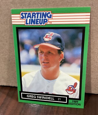 GREG SWINDELL 1989 KENNER STARTING LINEUP CARD - CLEVELAND INDIANS | eBay