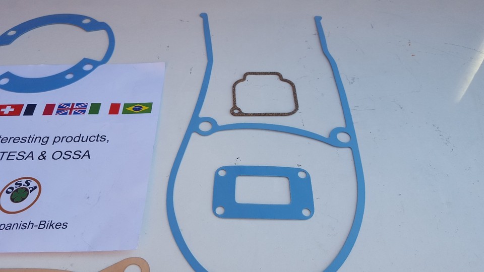 BULTACO ASTRO 250 ENGINE GASKETS COMPLETE SET BULTACO ASTRO 195 ENGINE ...