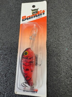 Pre-Pradco Bandit 300 Crankbait - Red Package - Translucent Red Craw ...
