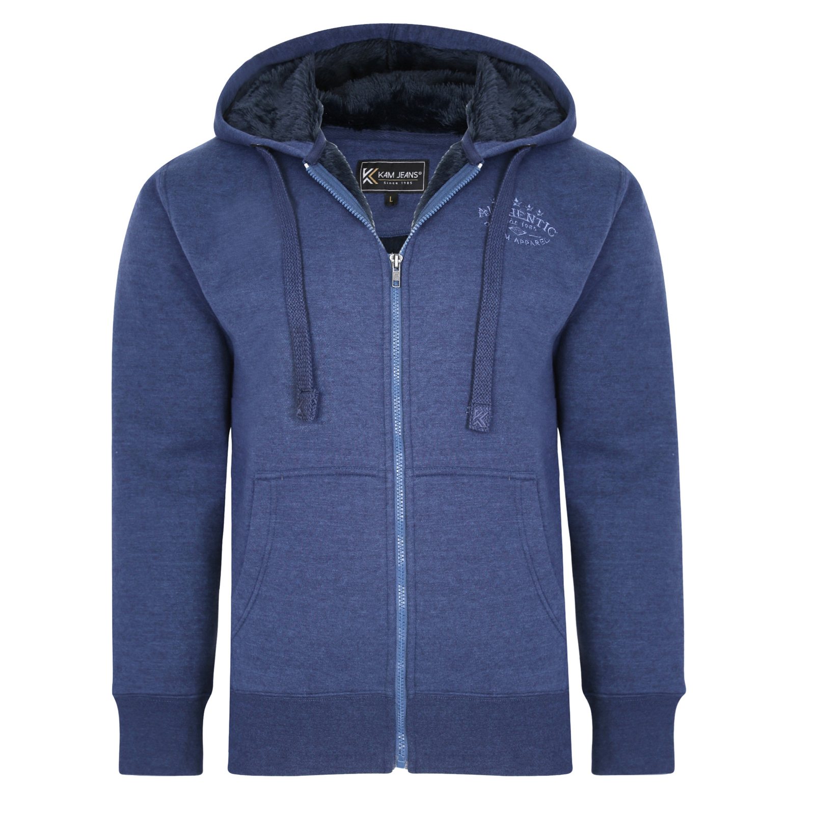 Plus King Big Size Mens Winter Sherpa Lined Warm Hoody Zipped Jacket ...