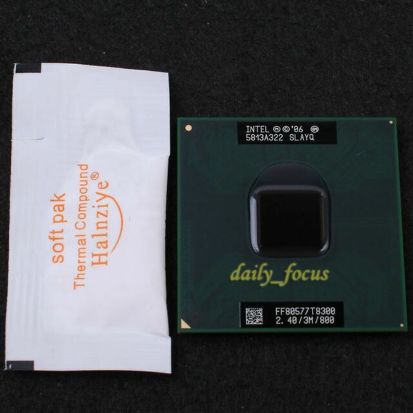Intel Core 2 Duo T8300 2.4GHz Dual-Core (FF80577GG0563M) Processor for ...