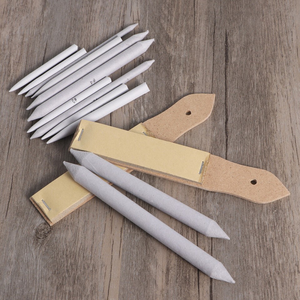 14pcsStudent Sketch Drawing tool DIY blending stump paper blending ...