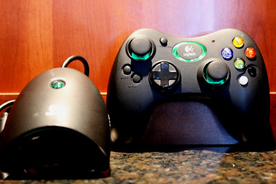 Logitech Wireless Controller with Dongle for Original Microsoft Xbox ...