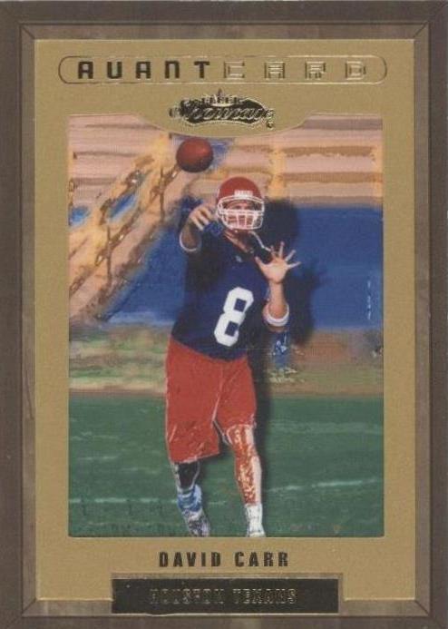 2002 Fleer Showcase - Avant Card David Carr #136 Legacy Collection /100 ...