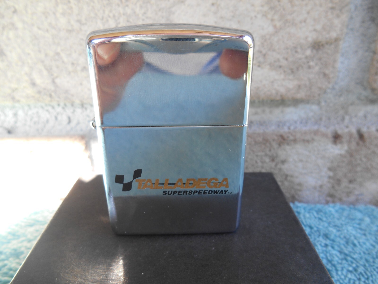 RARE VINTAGE ZIPPO 1994 B-X CHROME CIGARETTE LIGHTER TALLADEGA SUPER ...
