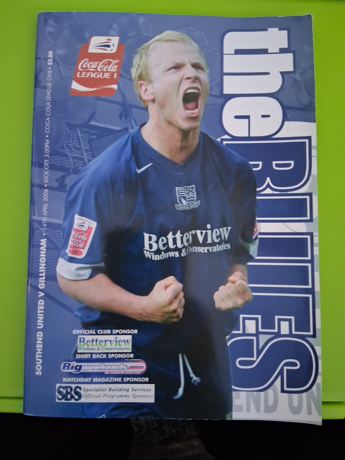 Southend United V Gillingham League One 4th April 2006 Excellent ...
