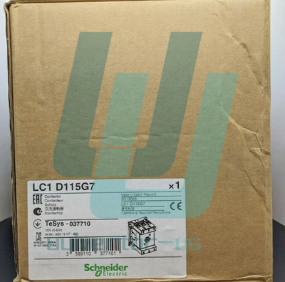 LC1D115G7 1PCS Brand New Schneider LC1D115G7 115A 120V 50160Hz Fast ...