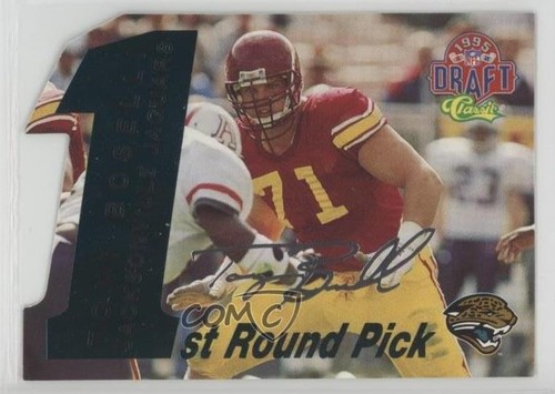 1995 Classic NFL Draft Sample Silver Signatures /1750 Tony Boselli #2 ...