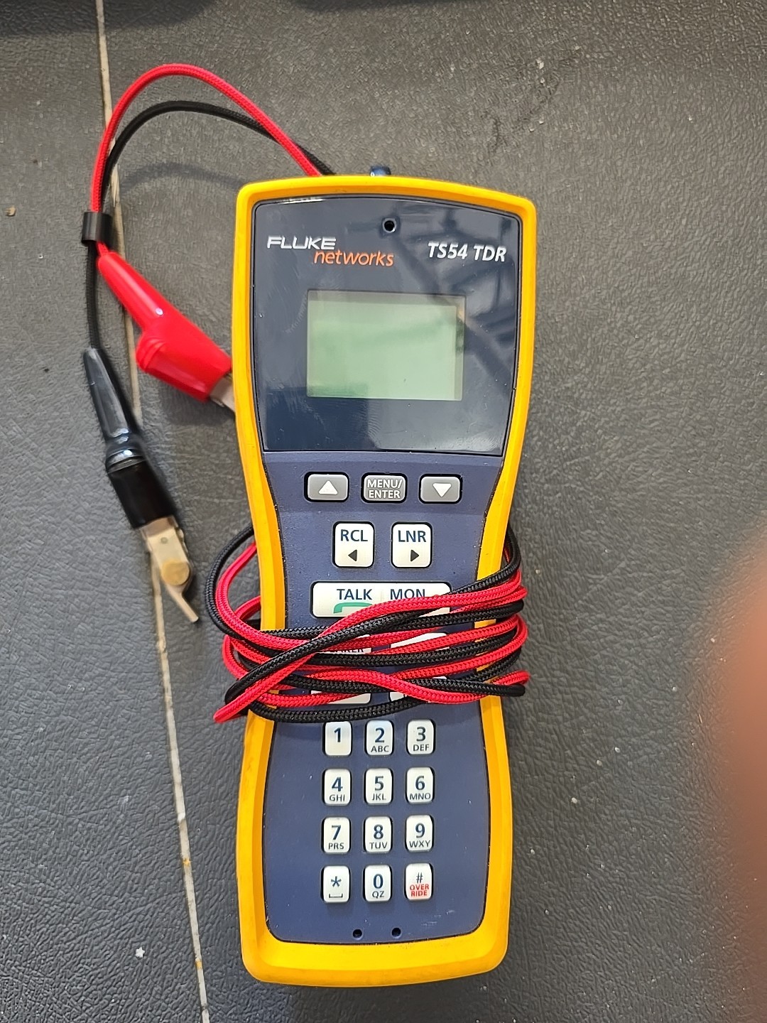 Fluke Networks TS54 TDR LCD Phone Time Domain Test Set Reflectometer ...