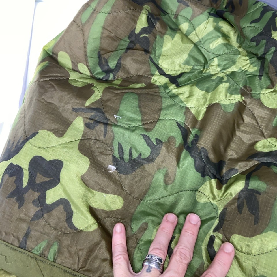 Vintage Vietnam Era 60’s-70’s Camo Center Seam Poncho Liners “Woobie ...
