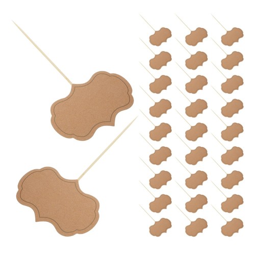 50pcs Cheese Markers Cake Topper Toothpick Food Label Flags Appetizer ...