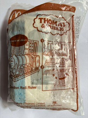 sale thomas & friends gordon rail ruler happy meal mcdonald unopened ...