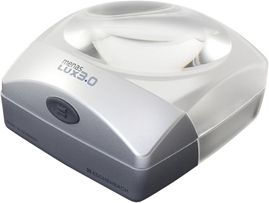 ESCHENBACH Desk loupe Menasulks Magnifier 3x with LED light 1438-30 New ...