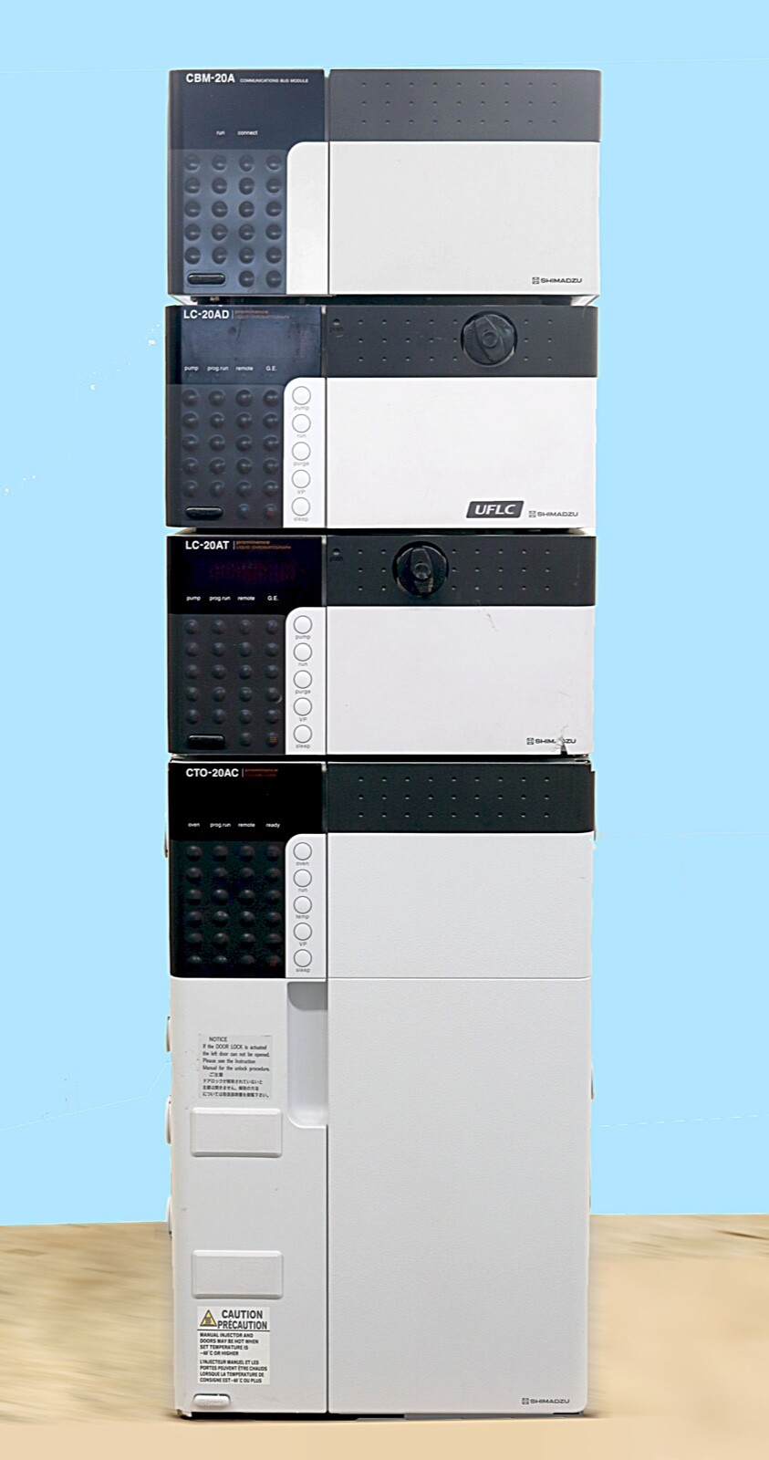 Shimadzu Prominence LC-20 HPLC System: CBM-20A, LC-20AD, LC-20AT, CTO ...