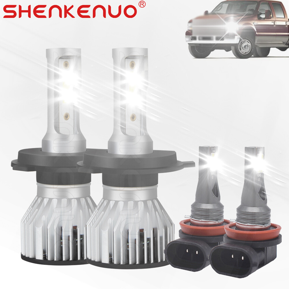 For Mazda 2 2011-2017 4X LED Headlight High/Low Beam + Fog Light Bulbs ...
