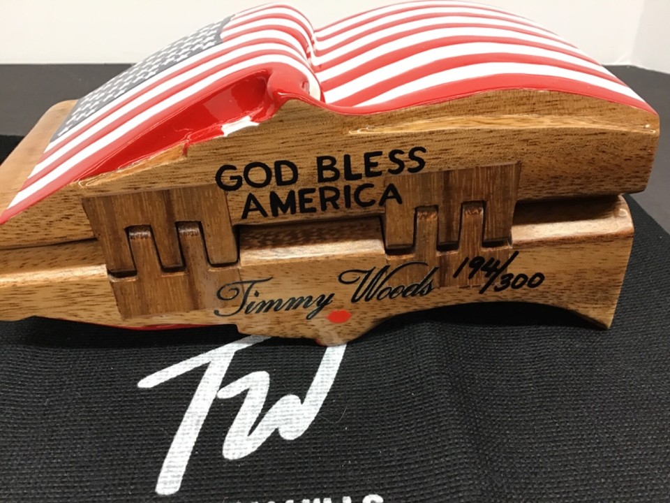 AMERICAN FLAG Timmy Woods Handbag Numbered & Signed Complete with Bag ...