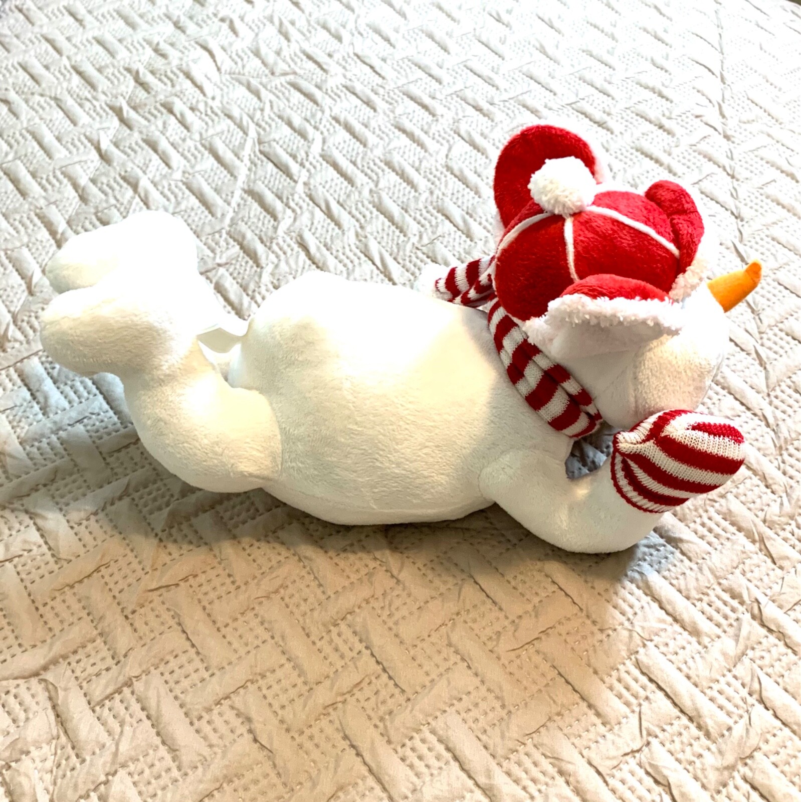 Cracker Barrel I Love Snow Days animated musical plush FLAPPING HAT ...